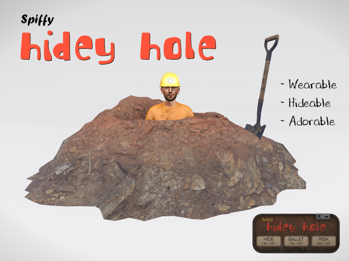 Second Life Marketplace - Spiffy Hidey Hole